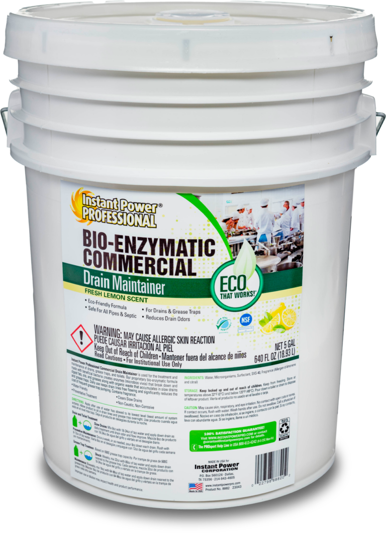 Bio-Enzymatic Commercial Drain Maintainer | Instant Power Pro