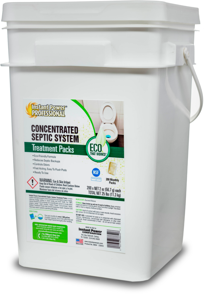 Concentrated Septic System Treatment Packs | Instant Power Professional