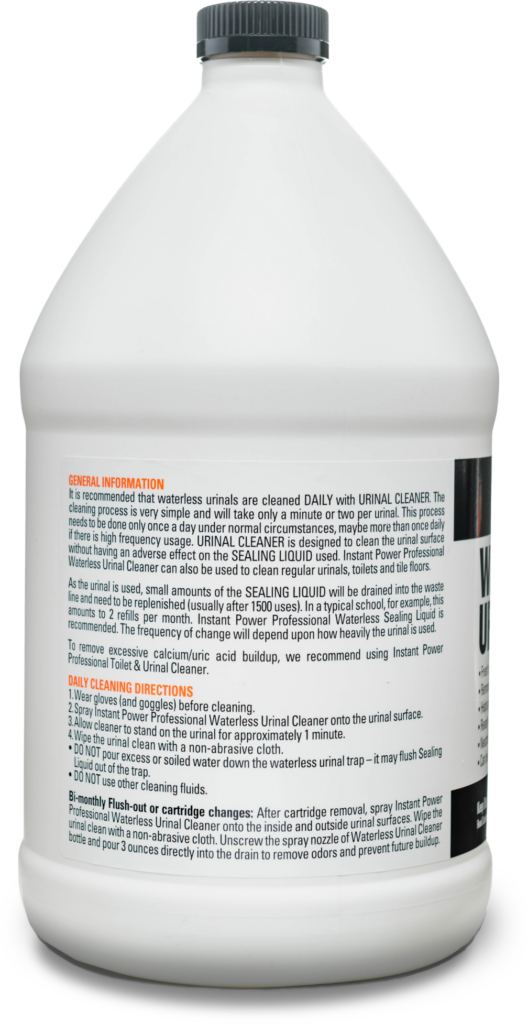 Waterless Urinal Cleaner | Instant Power Professional Products
